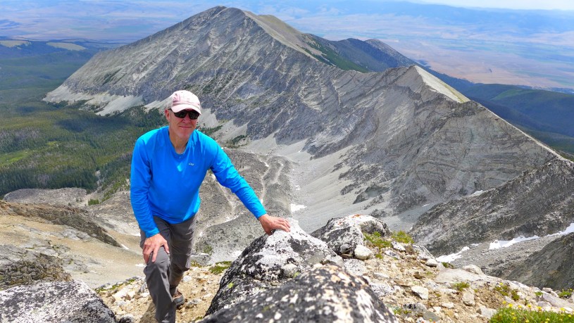 Mt. Powell: On the rim of The Crater – Big Sky Walker