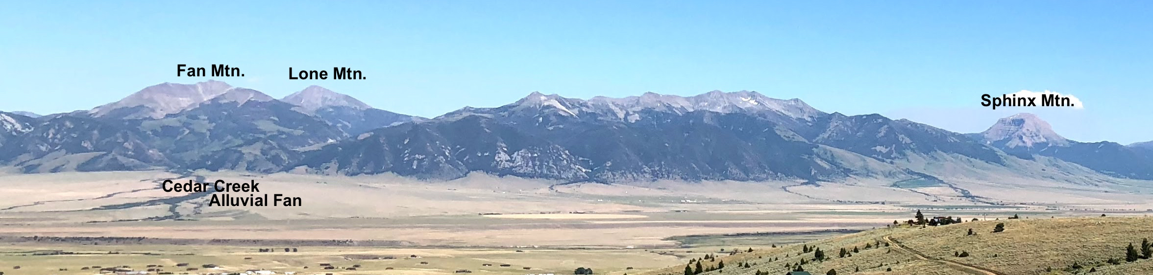 Sphinx Mountain in the Madison Range Southwest of Bozeman – Big Sky Walker